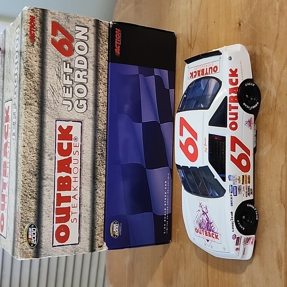 Action | Other | Jeff Gordon 67 Outback Steakhouse 99 Pontiac Adult Collectible Diecast 124 ...